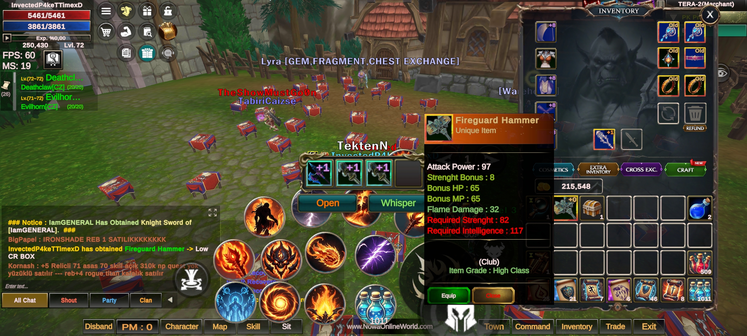 +0 smite hammer ( fireguard hammer ) TERA - Klasgame.com