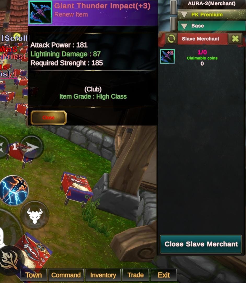 +3 REBİRT GİANT THUNDER IMPACT ( EXP IRON IMPACT) - Klasgame.com