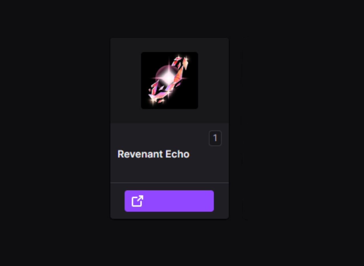Destiny 2 Twitch Drops | Revenant Echo - Klasgame.com