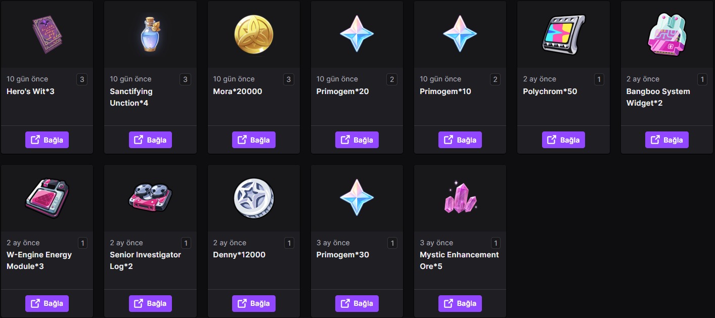 Genshin Impact Twitch Drops | 20k Mora + 30 Primogems ve fazlası ...