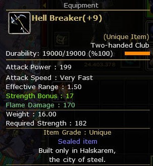 HELL BREAKER +9 NO REB - Klasgame.com