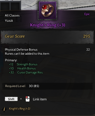 KNİGHT'S RİNG +3 - Klasgame.com
