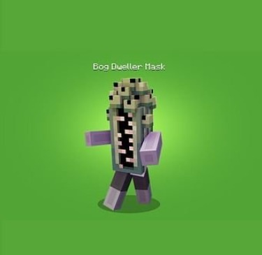 Minecraft - Bog Dweller Maskesi - Özel Anahtar - Klasgame.com