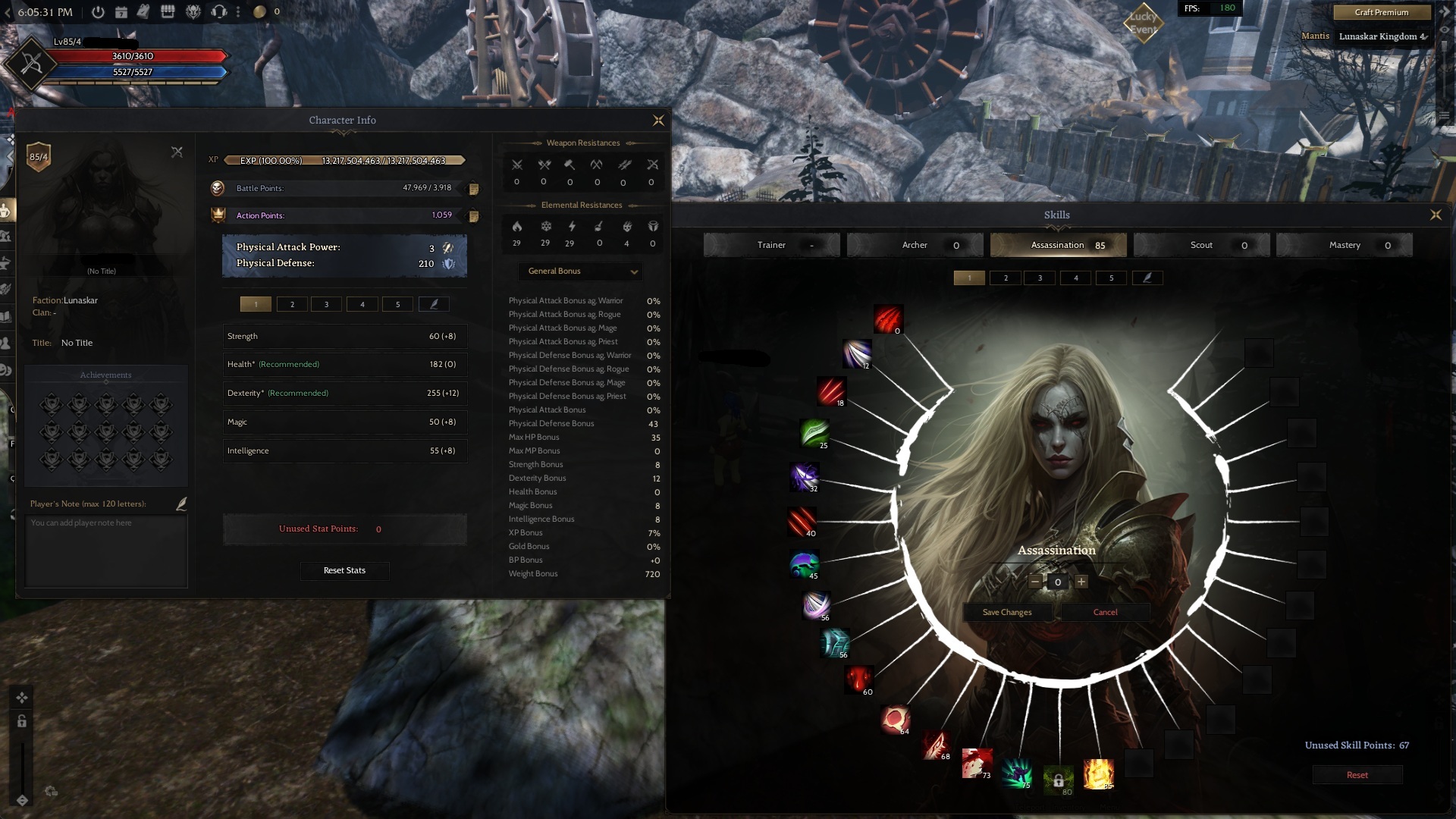 85/5 LUNASKAR ROGUE +12 RELİC FULL SKİLL - Klasgame.com