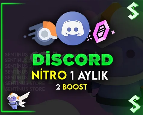 Discord Nitro | 1 Aylık Nitro 2x Boost | ANLIK TESLİM - Klasgame.com