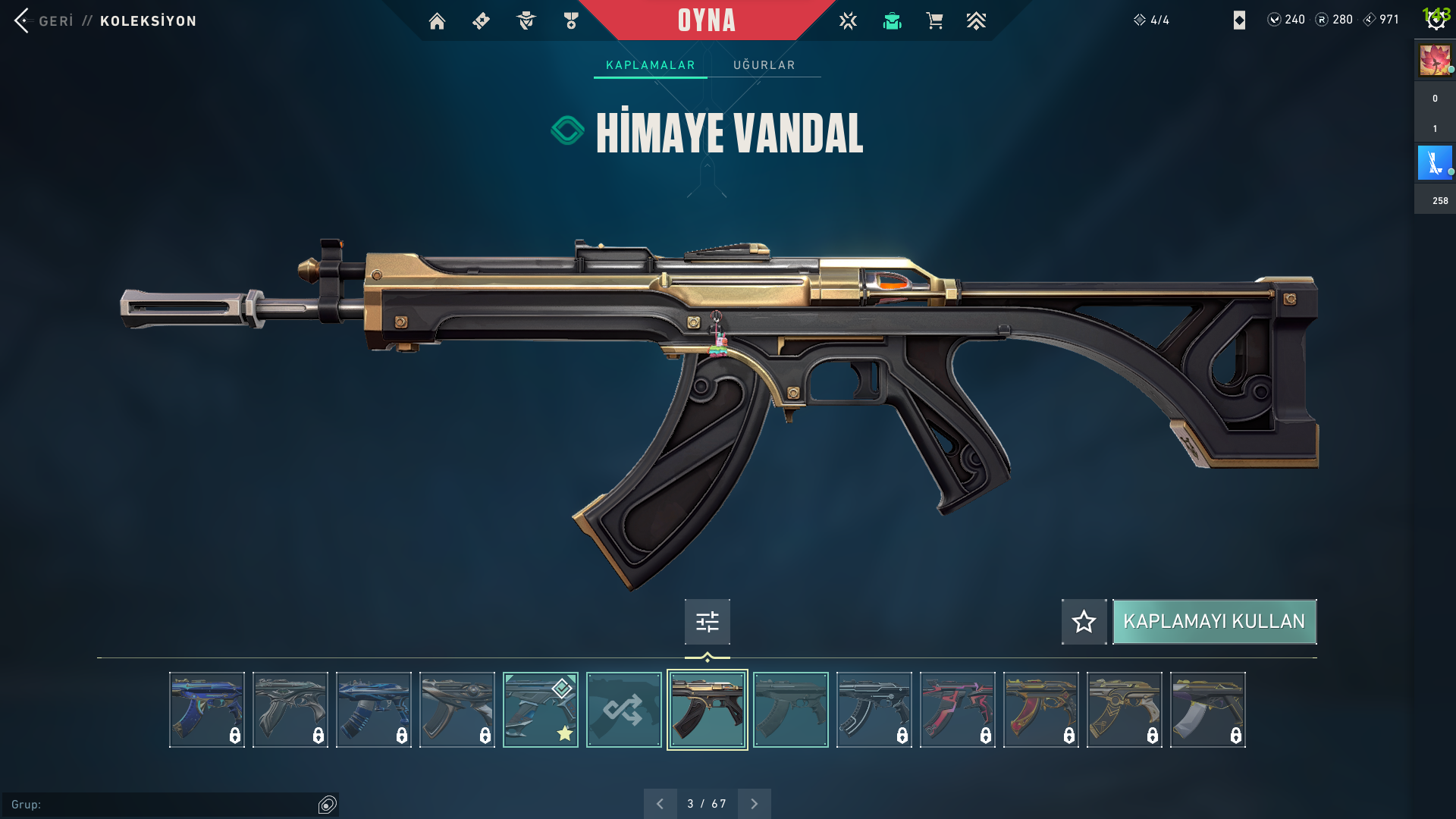 Kuronomi Vandal ve yeni sezon 50 sv Royal pass hesap - Klasgame.com