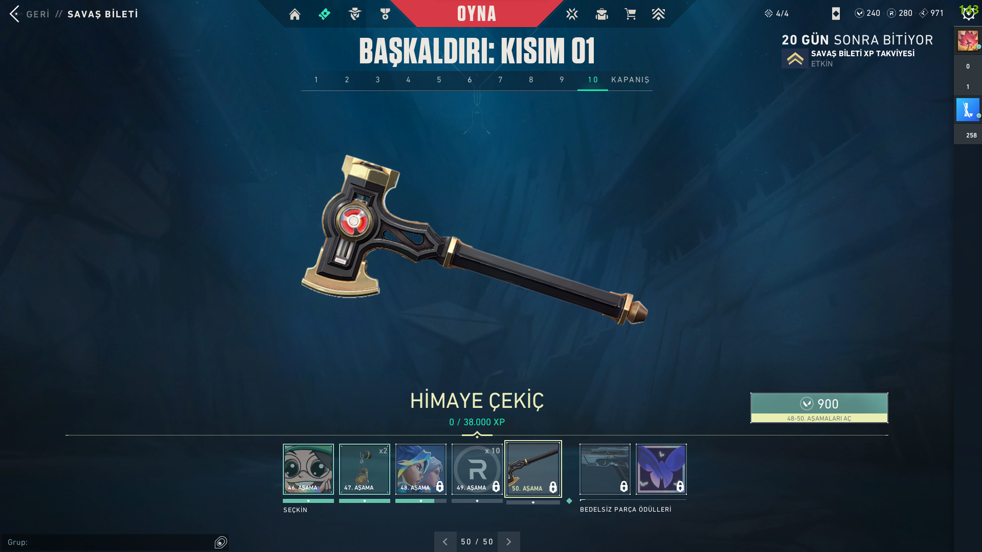 Kuronomi Vandal ve yeni sezon 50 sv Royal pass hesap - Klasgame.com