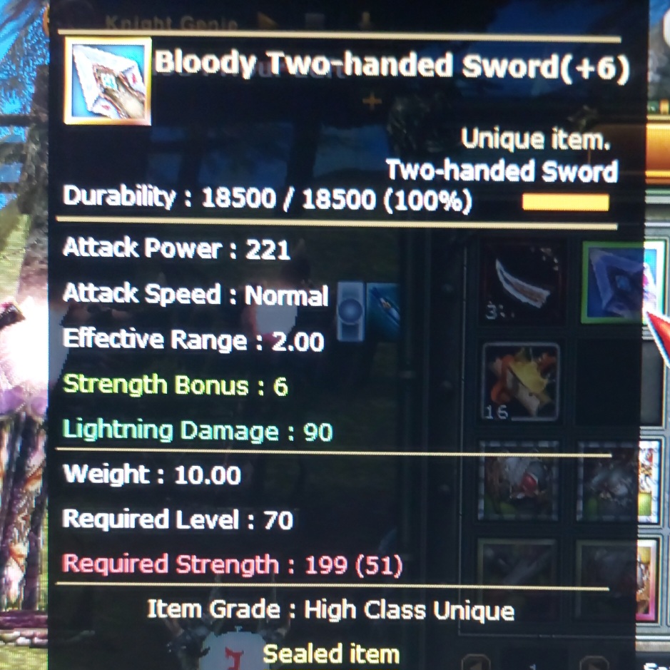 +6 BLOODY TWO HANDED SWORD - Klasgame.com