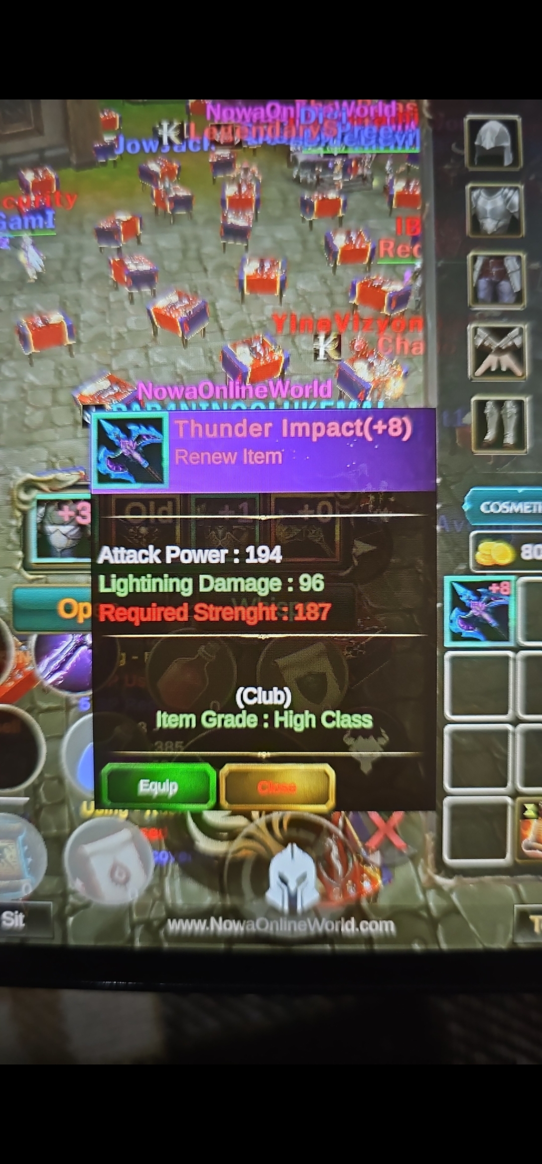 +8 REBİRTH IRON IMPACT ( THUNDER İMPACT) 194 AP - Klasgame.com