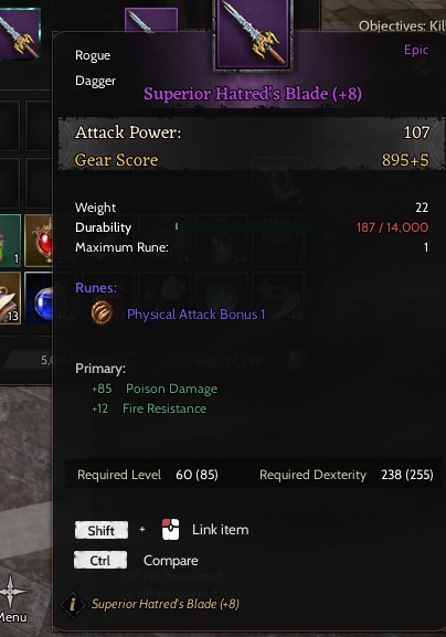 +8 SUPERIOR HATRED BLADE PSY 1 - Klasgame.com