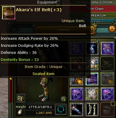 +3 ELF BELT - Klasgame.com