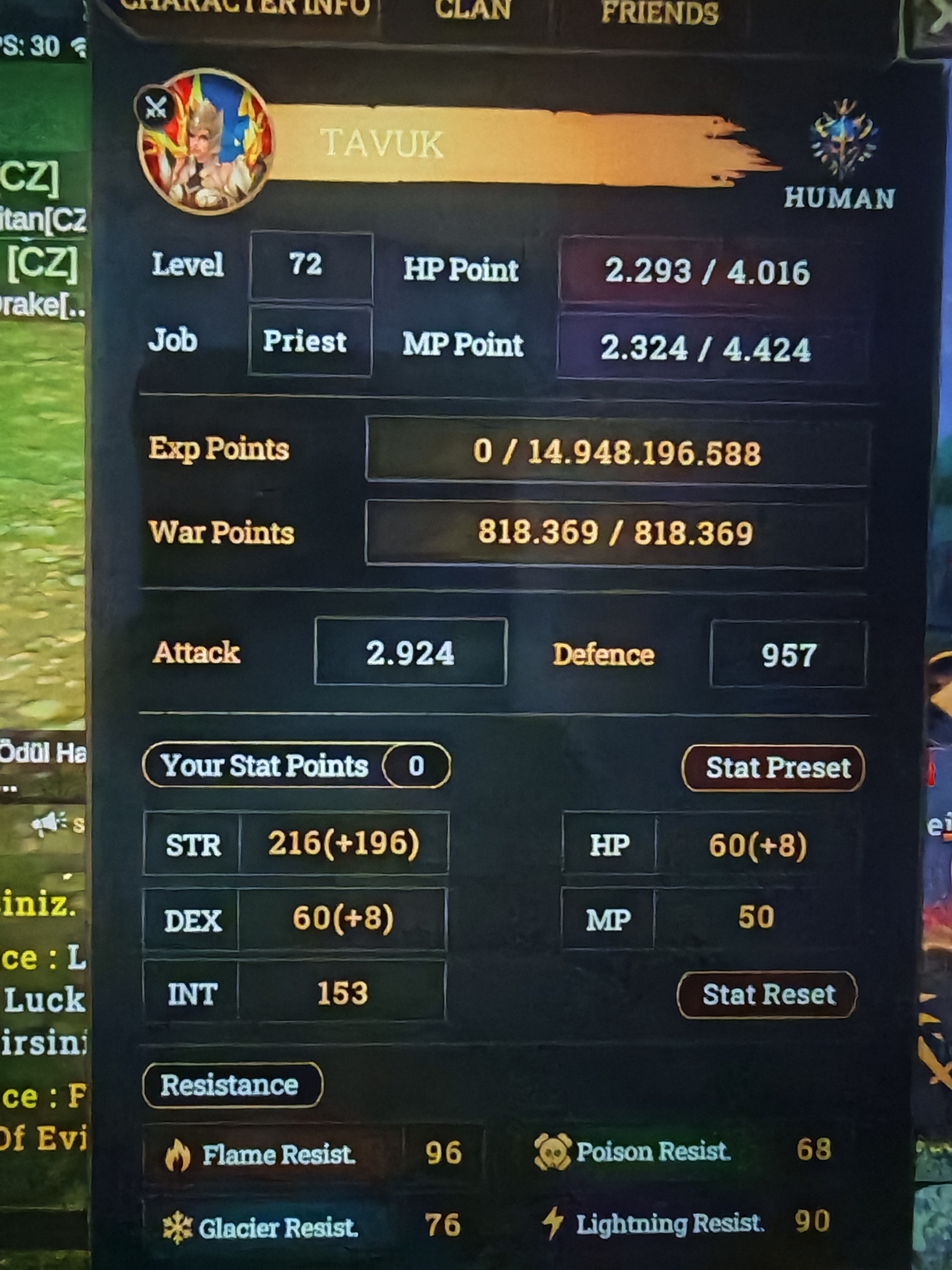 72 Lwl 860k npli, İtemli İnt Ataker Priest - Klasgame.com