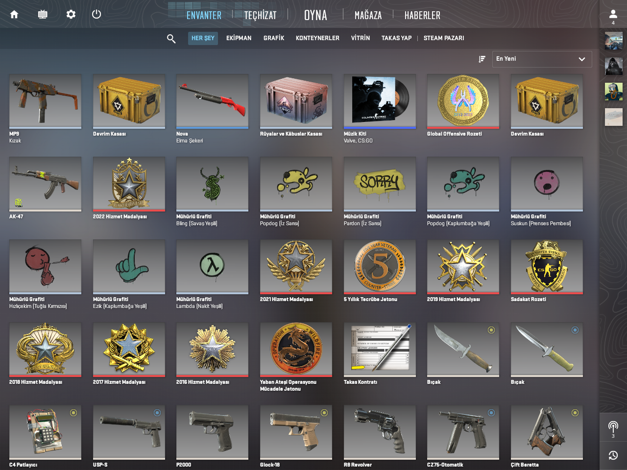 CS2(2ksaat),RainbowSixSiege,RocketLeague,Devour,DontStarveTogether ...