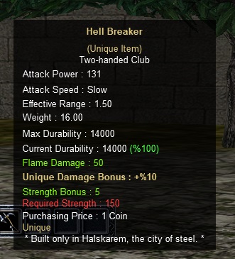 HELL BREAKER +0 - TEKLIF VEREBILIRSIN - Klasgame.com