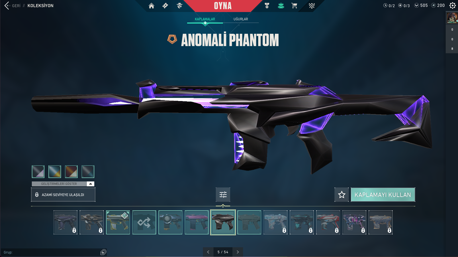 Valorant Gold-Plat Elo Hesap - Klasgame.com
