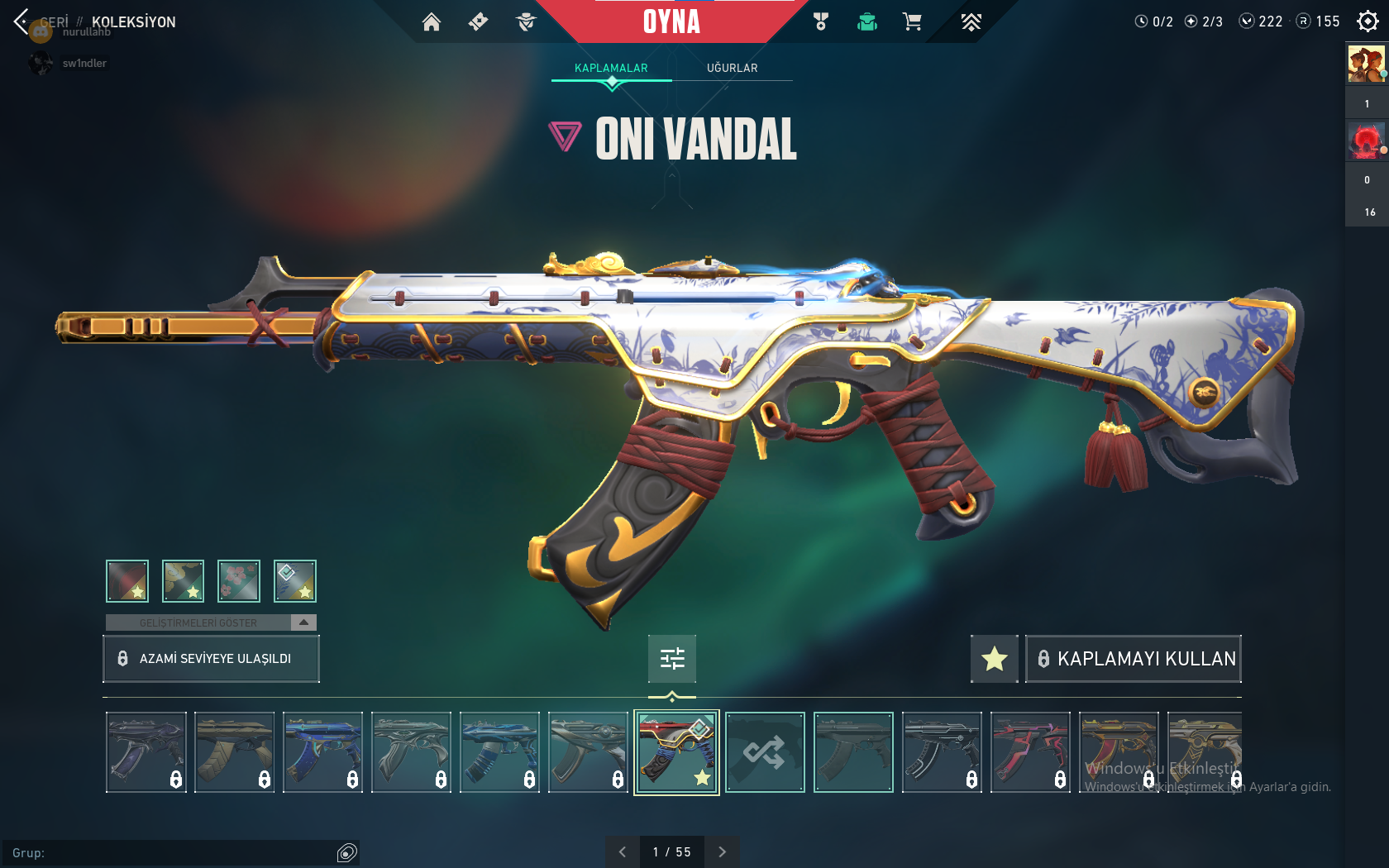 valorant özel harekat kelebek oni vandal protokol phantom ve daha neler ...