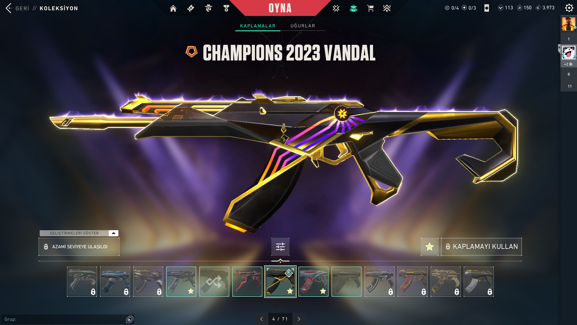 Champions 2023 set + Afet Phantom + Fatih Ghost + Ve Daha fazlası ...