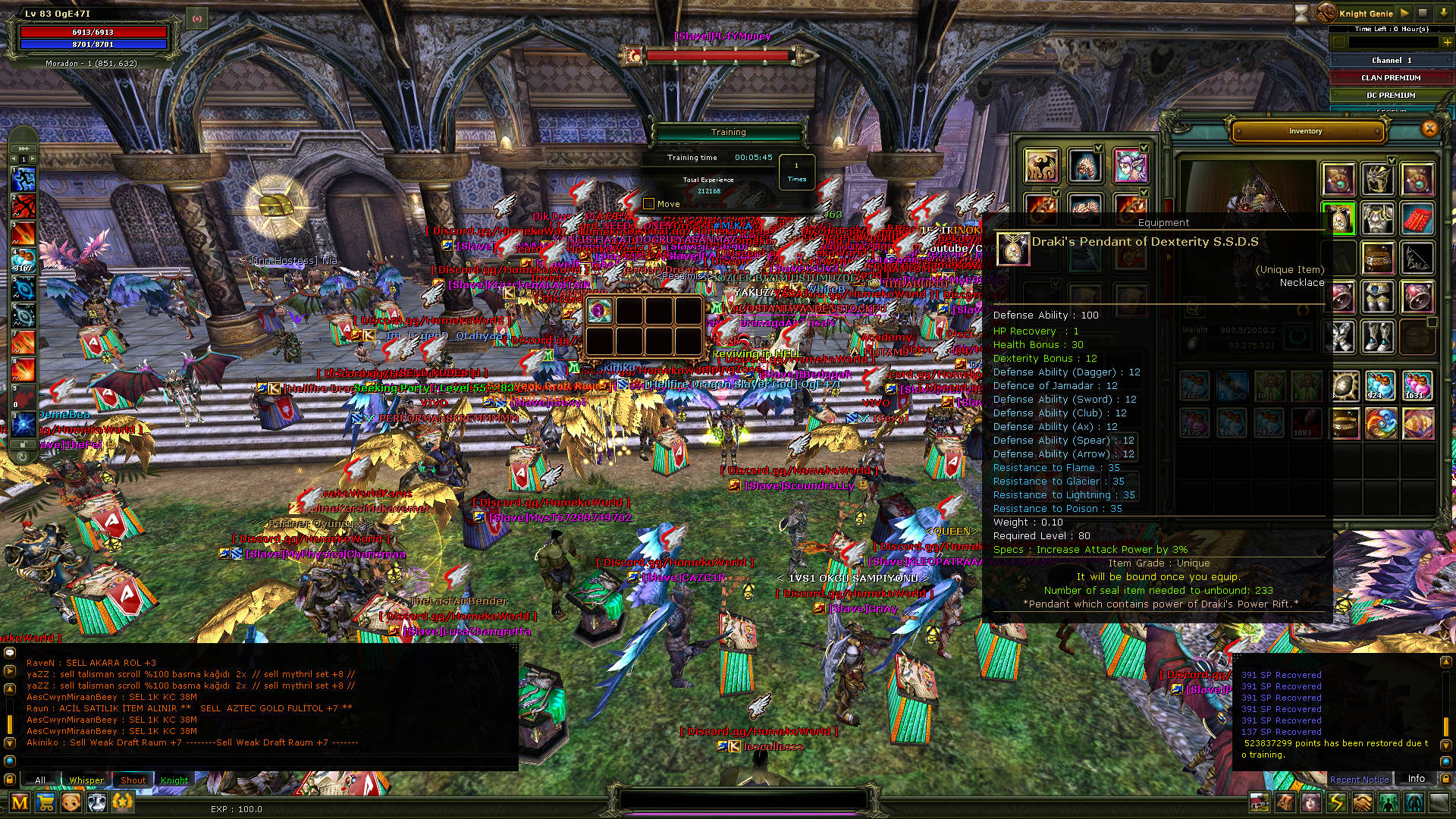 AKARA DUAL LEGO +3 __ DUAL +3 AKARA COC _ AKARA +3 ELF BELT _ +8 MYTRIL ...