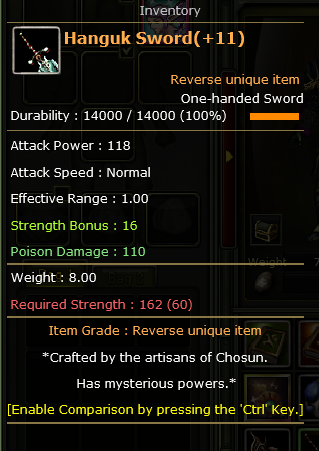 HANGUK SWORD REB +11 - Klasgame.com