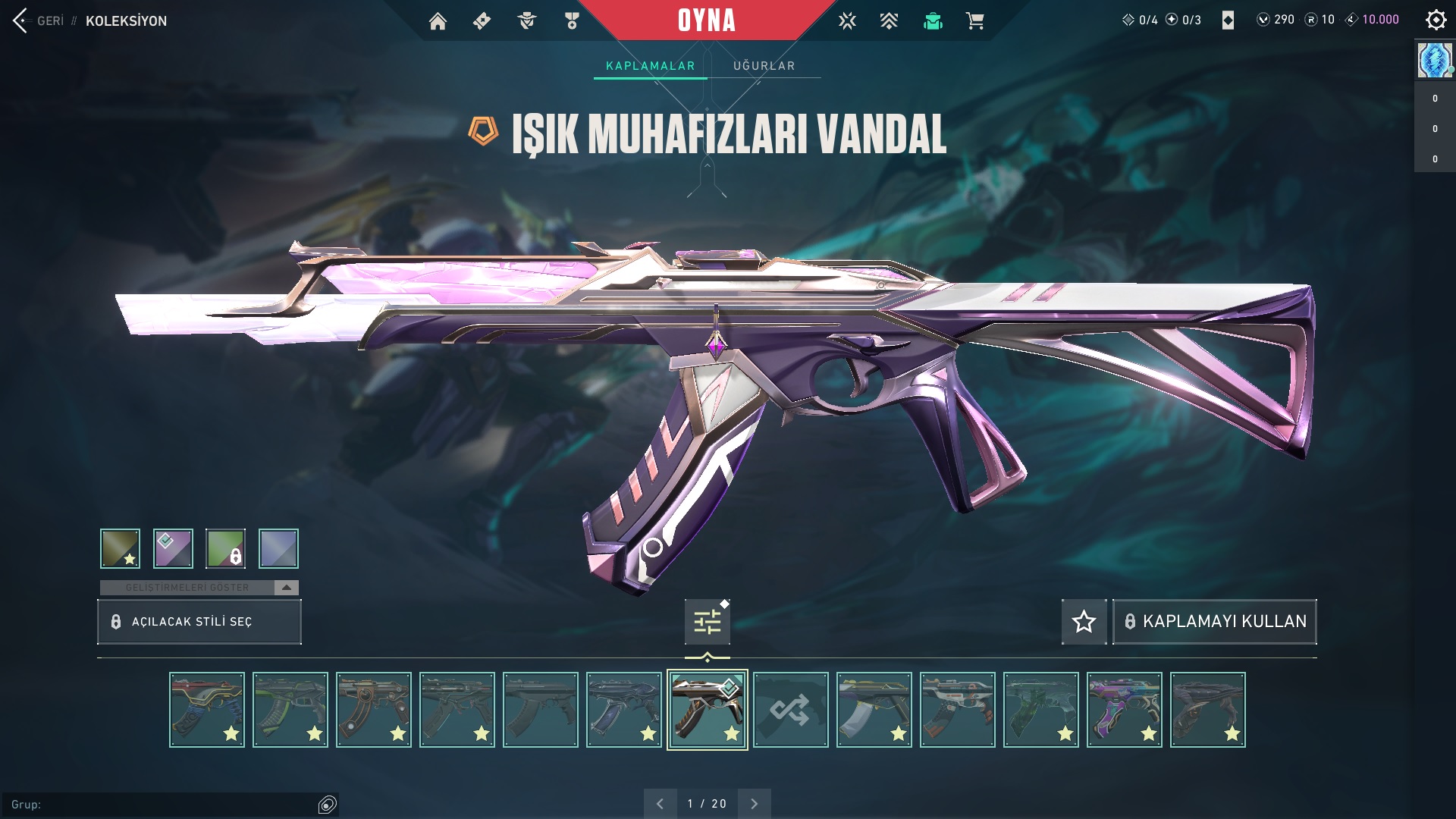 25 BIÇAK 20 VANDAL 18 PHANTOM MÜKEMMEL SKİNLER - Klasgame.com