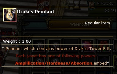DRAKİ PENDANT BASILMAMIŞ - Klasgame.com
