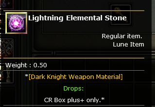 LİGHT ELEMENTAL STONE (DARK KNİGHT WEAPON MATERİAL) - Klasgame.com