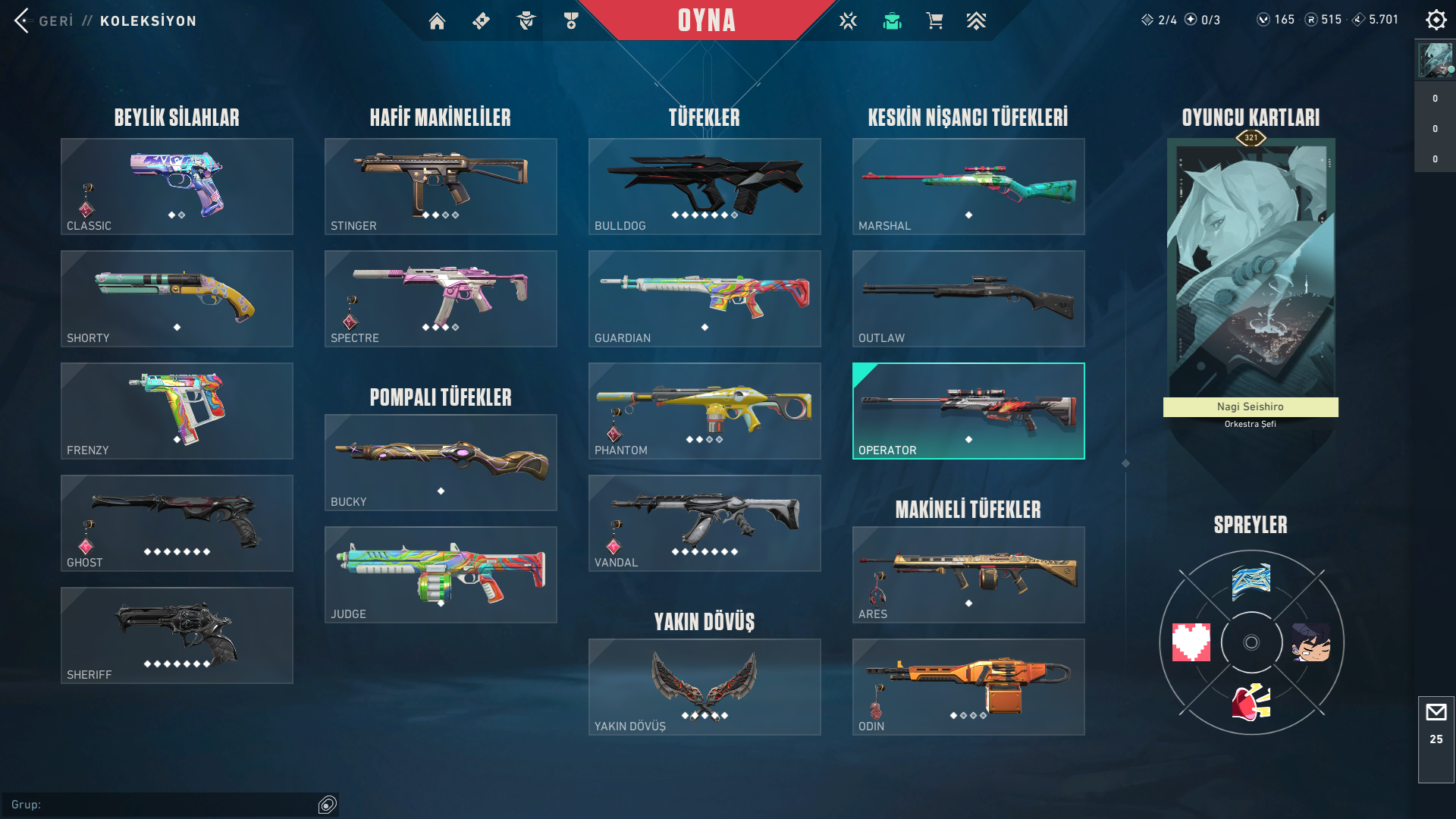 Valorant asc efsane hesap - Klasgame.com