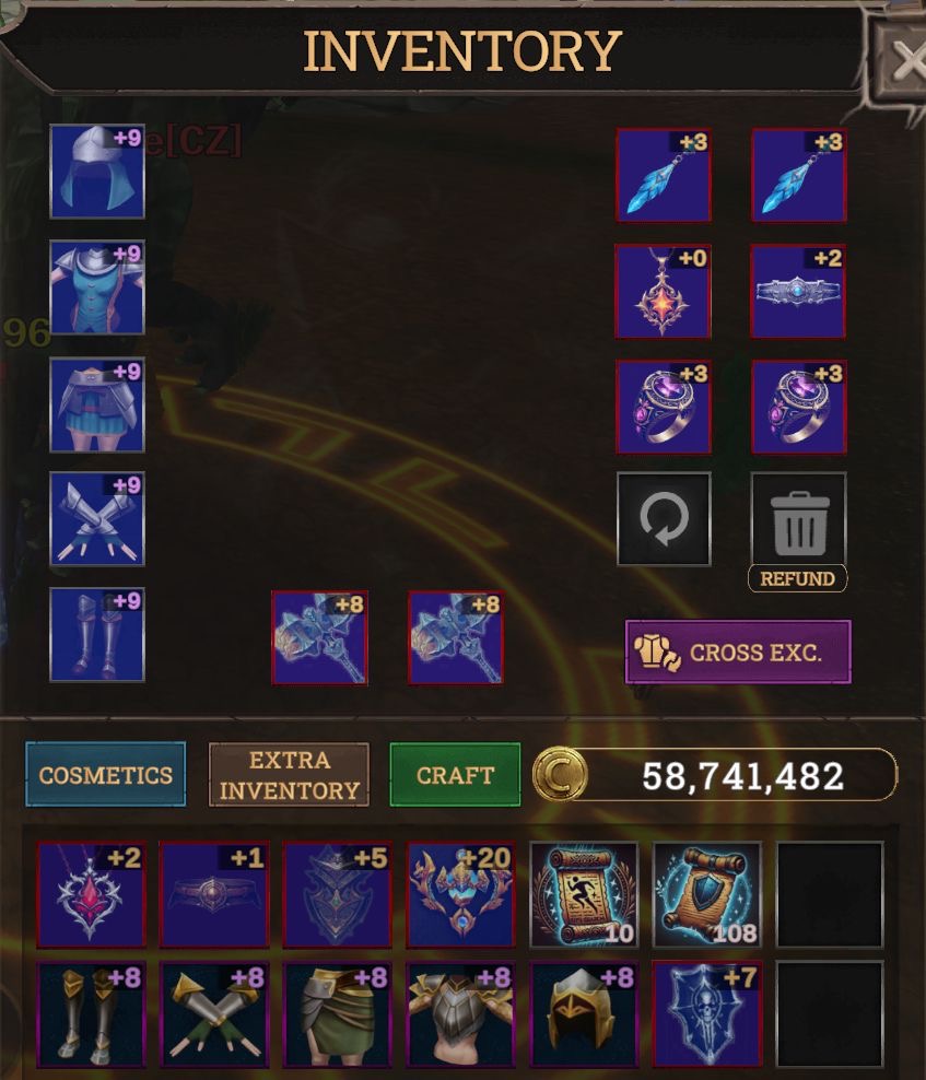 Ares server Sell Battle Priest Full set Character • Priest Half Guard ...