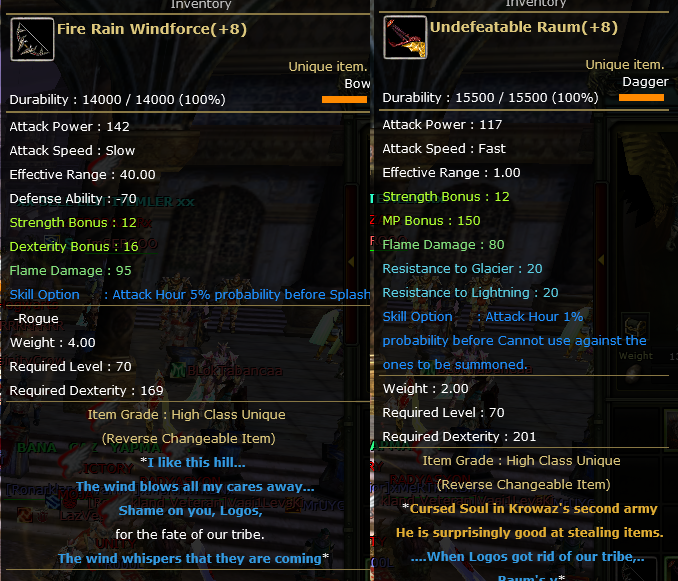 Undef Raum +8 (No Reb) ve Fire Rain Windforce +8 (No Reb) - Klasgame.com