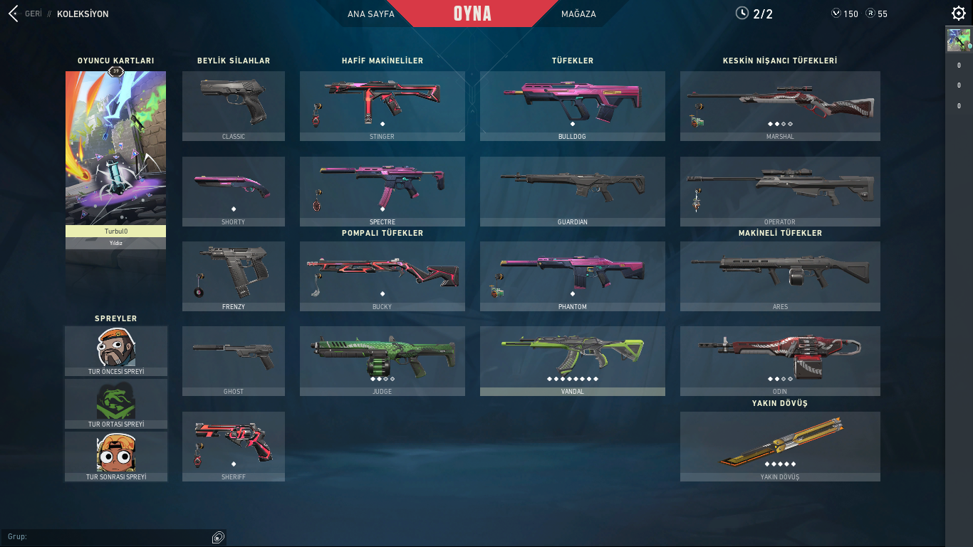 Rgx vandal ve rgx kelebek hesap - Klasgame.com