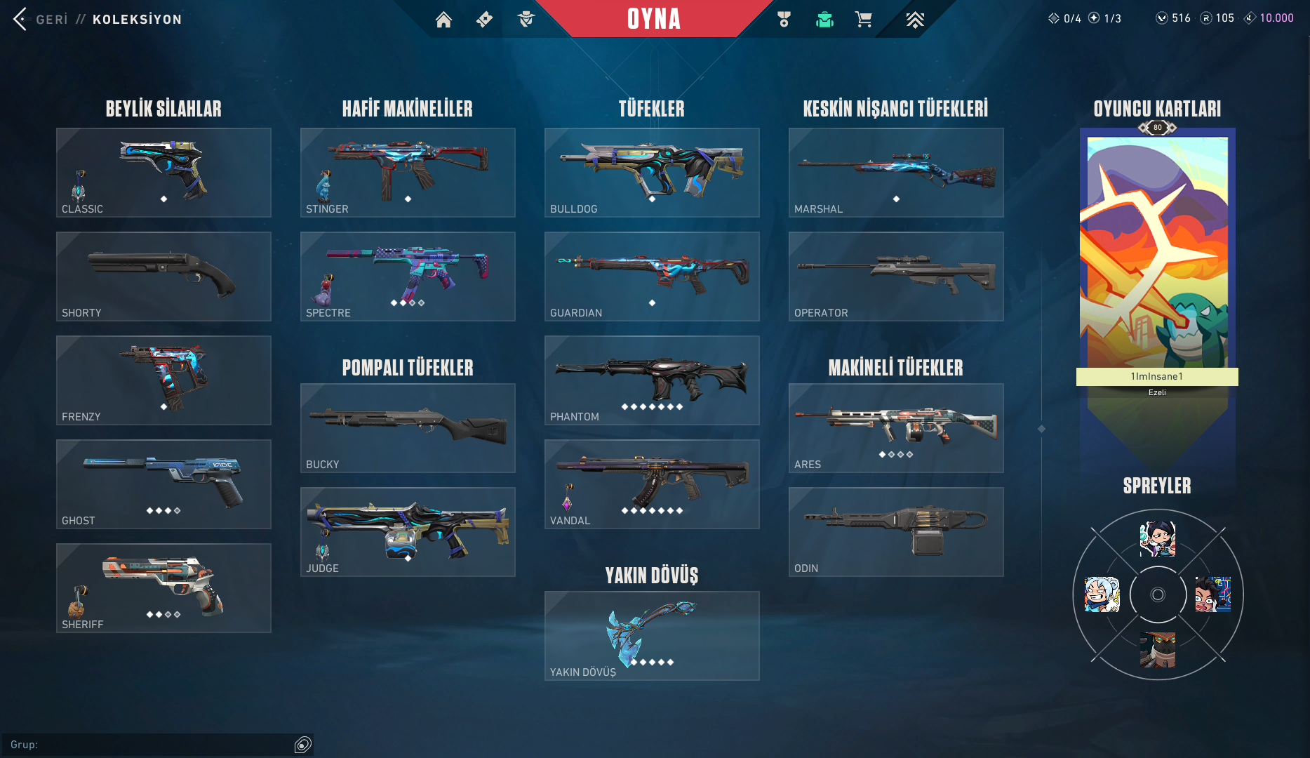 Valorant Mail Değişmeli Hesap - Klasgame.com