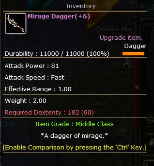 +6 DUAL MİRAGE DAGGER HEMEN TESLİM - Klasgame.com