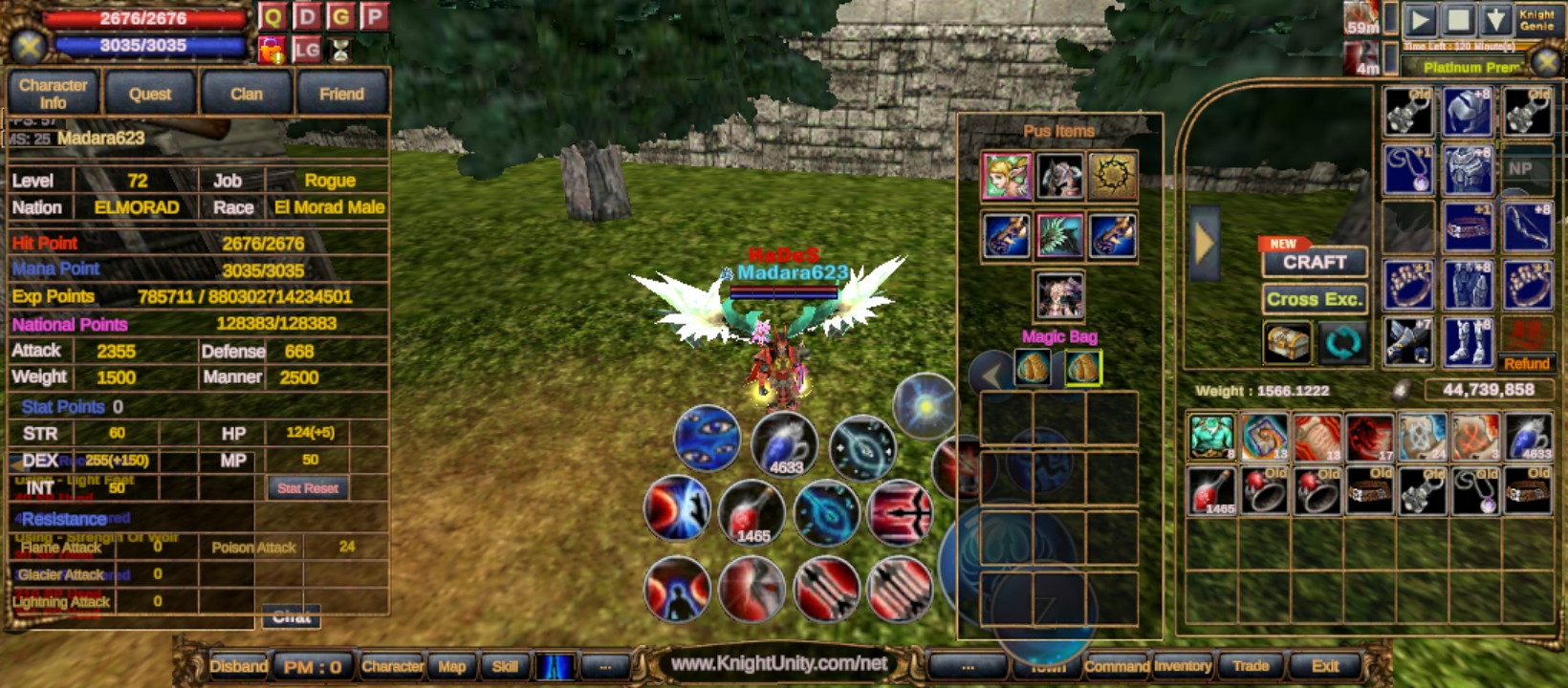 Aynı hesap 2 karakter itemli 72 rogue priest - Klasgame.com