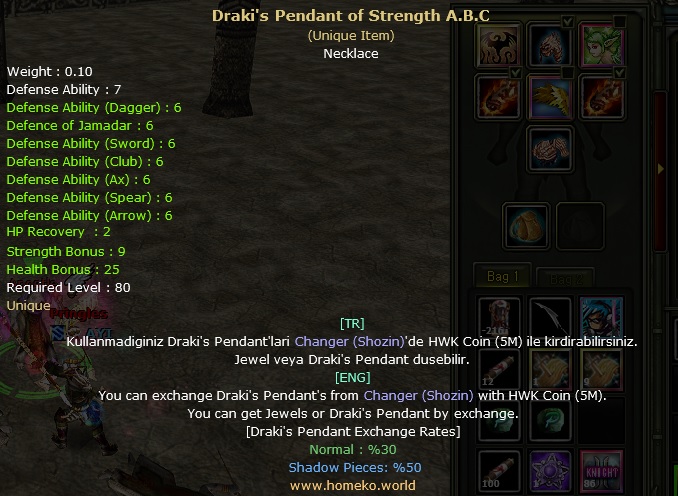 ABC STR DRAKİ PENDANT! - Klasgame.com