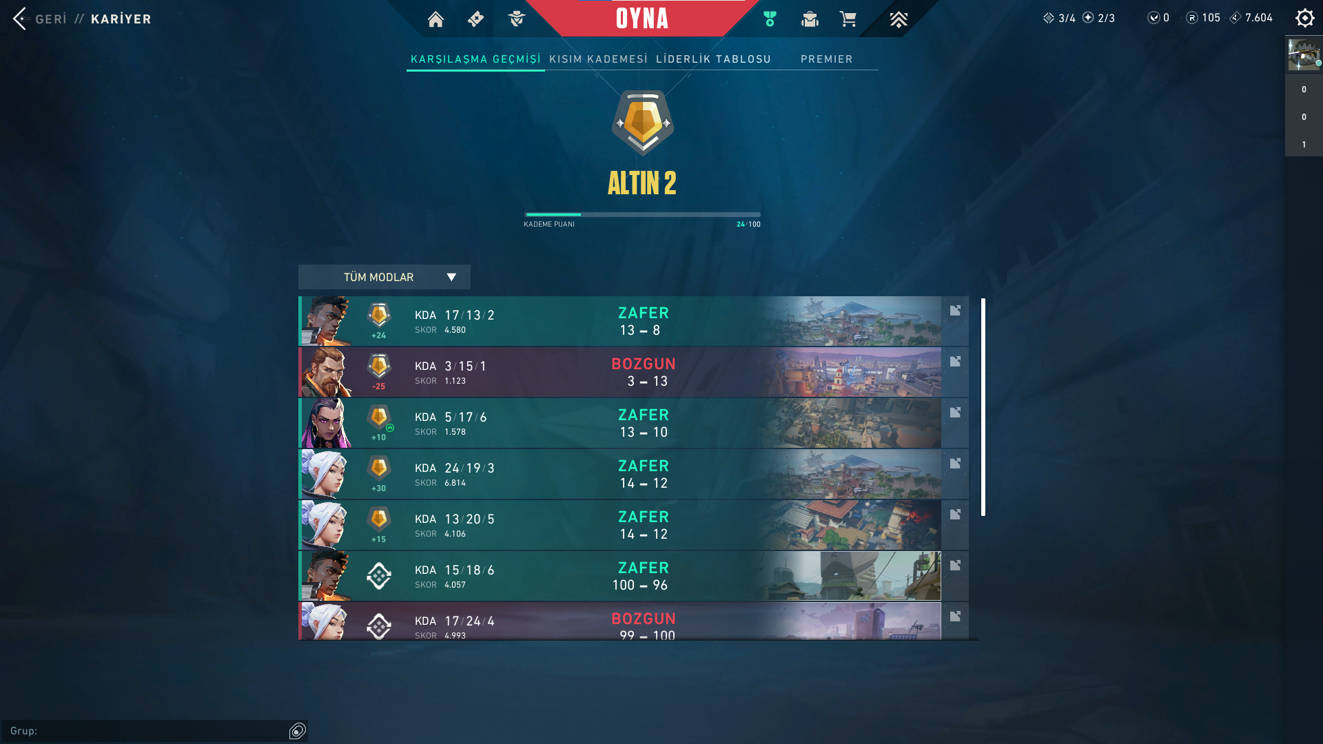 valorant gold 2 hesap - Klasgame.com