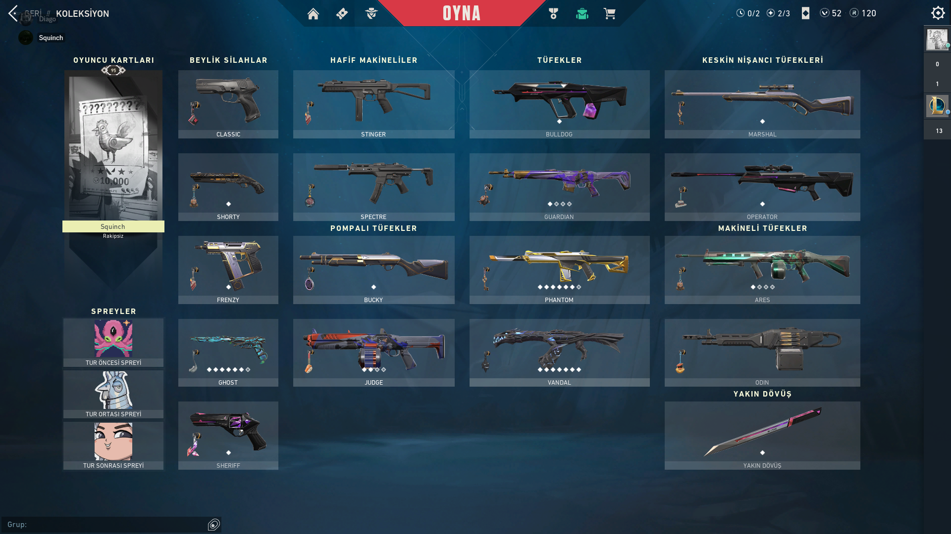 VALORANT DİAMOND 1 SAĞLAM HESAP - Klasgame.com