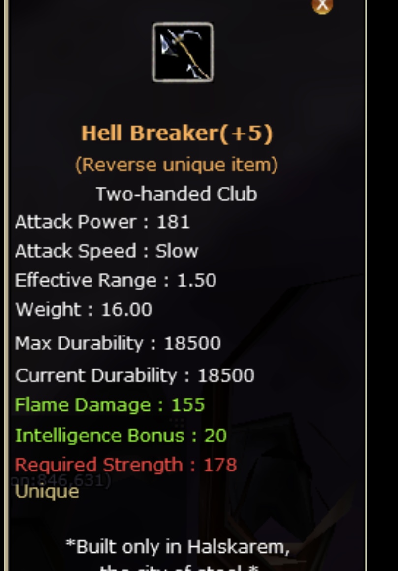 Ateşin oğlu Hell Breaker +5 Reb - Klasgame.com
