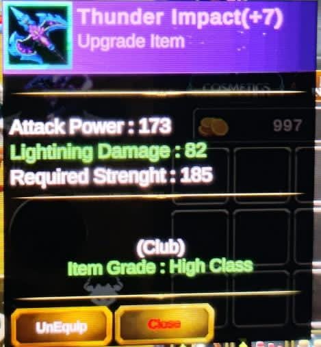 +7 Thunder İmpact Satılır!!!! Server Aura - Klasgame.com