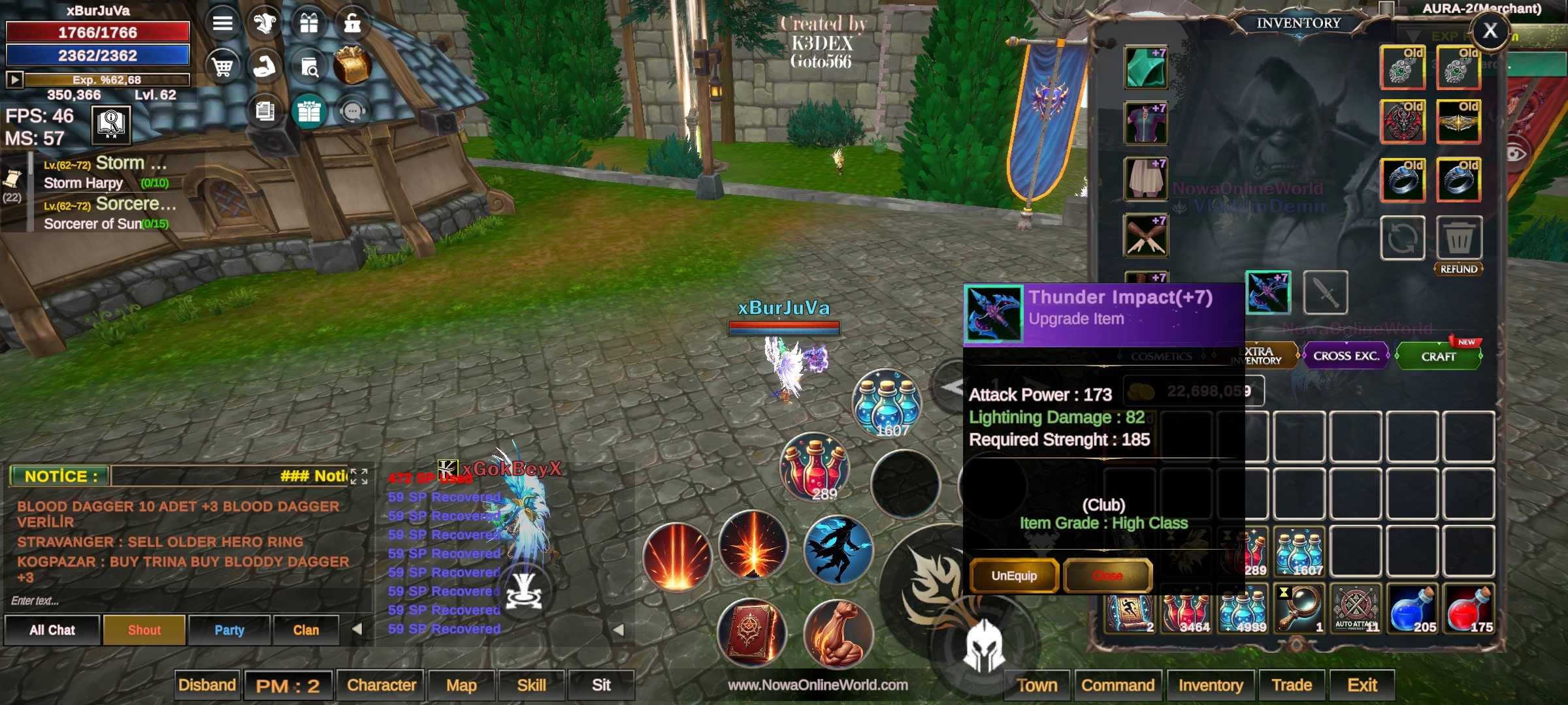 AURA +7 THUNDER IMPACT (İRON İMPACT) - Klasgame.com