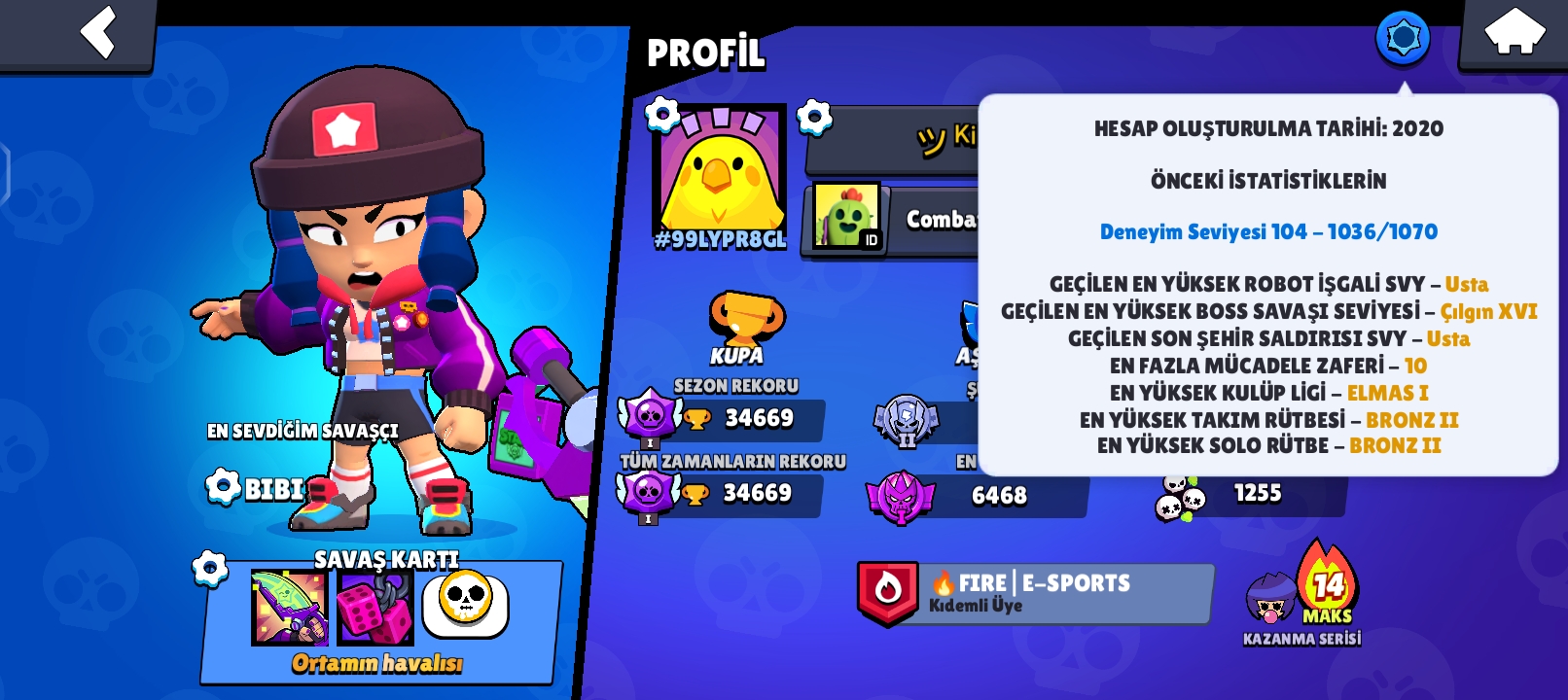 Brawl stars 35k kupa hesap 100 den fazla skin ve fazlası - Klasgame.com