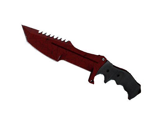 Huntsman Knife | Crimson Web (Well-Worn) - Klasgame.com